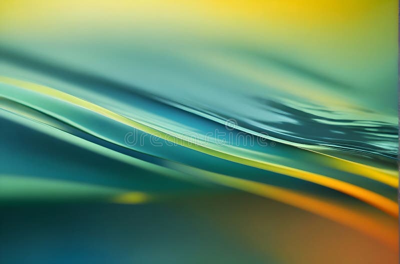 Abstract Waves of Color Flowing in a Vibrant Artistic Representation ...