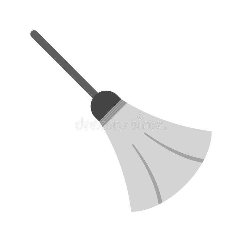 Broom Sweeping Dust stock vector. Illustration of cleaning - 29421995