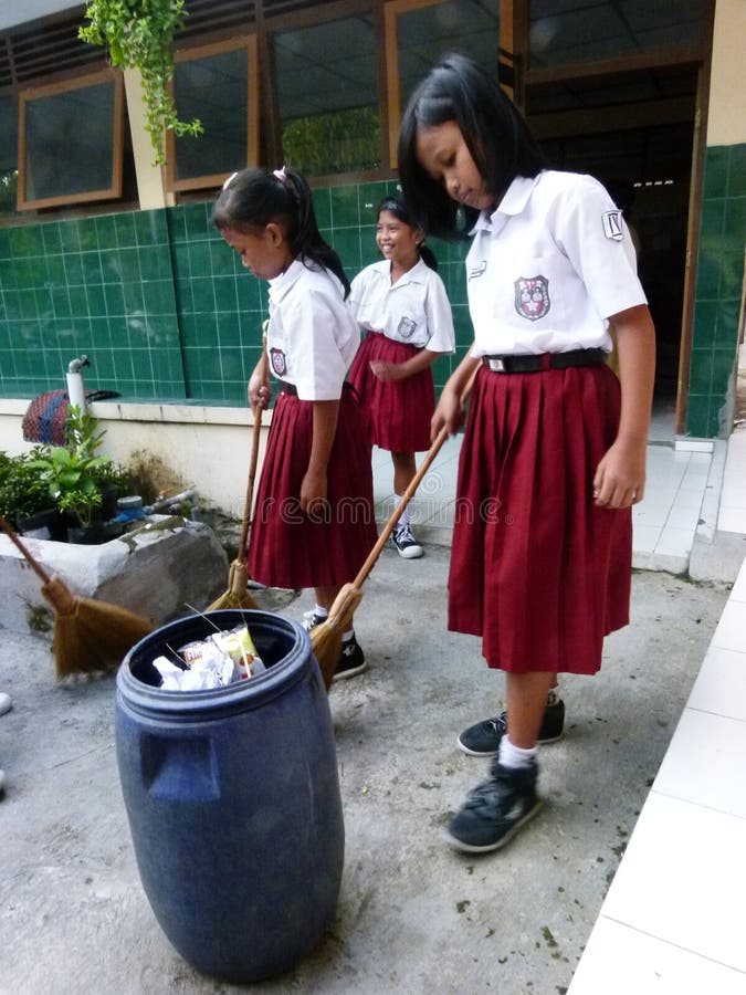 Sweeping class editorial image. Image of solo, indonesia - 66406930