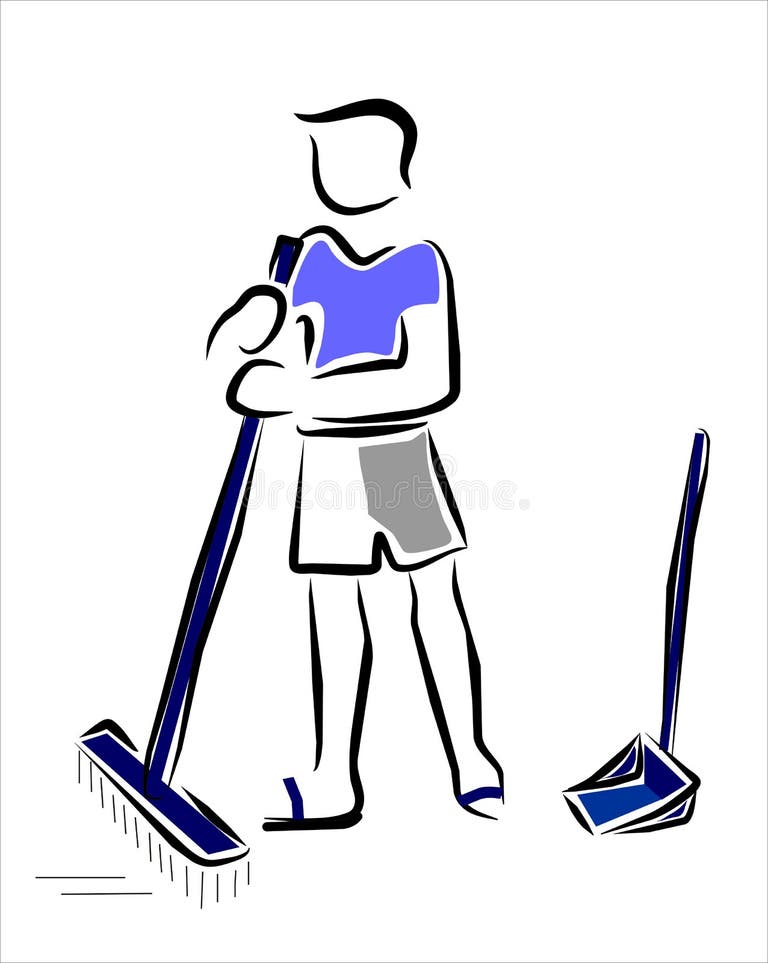 Sweeping Drawing Stock Illustrations – 7,024 Sweeping Drawing Stock ...