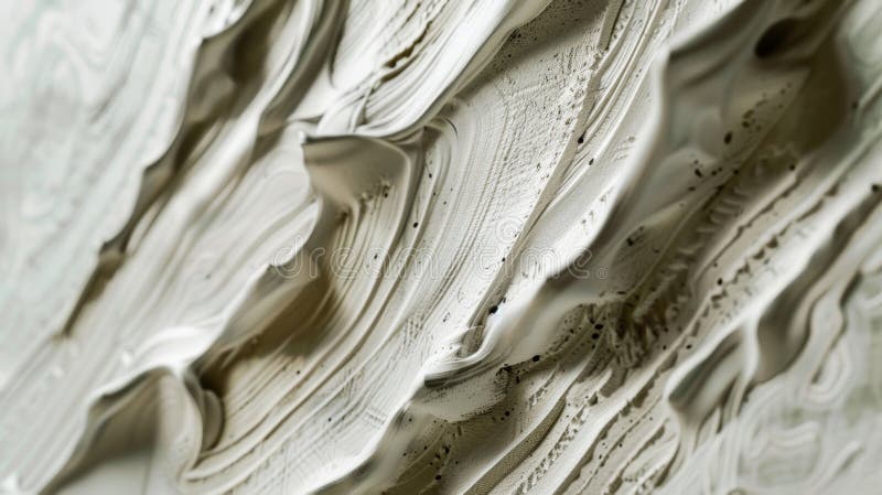 Sweeping Fluid Lines Carved into the Canvas Giving the Artwork a Subtle ...