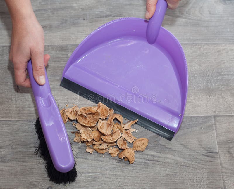 Sweeping through. stock image. Image of housecleaning - 60992837