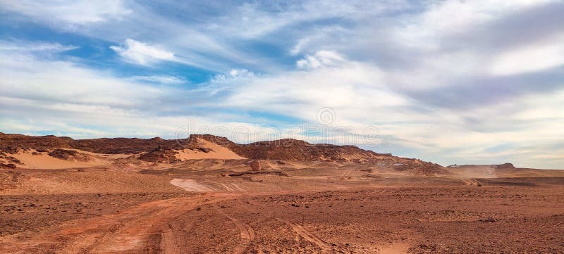 The Red Oasis Timimoun in Algeria Stock Image - Image of landscape ...