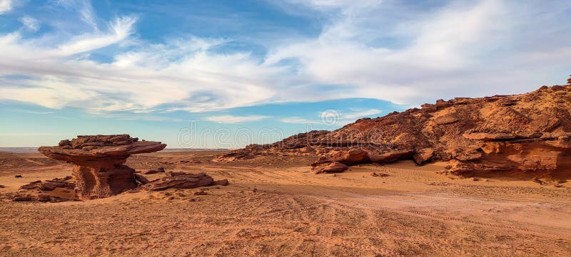 The Red Oasis Timimoun in Algeria Stock Image - Image of landscape ...