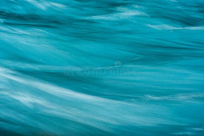 Sweeping Ripples of Rushing Water in the Hoh River Stock Image - Image ...