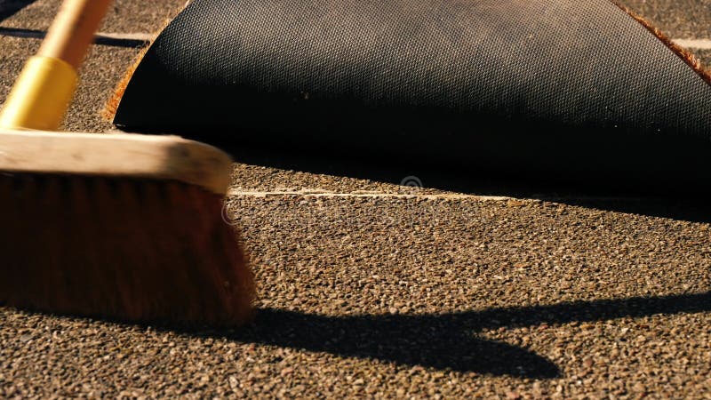 Sweeping Under the Rug Concept Stock Video - Video of denial, work ...