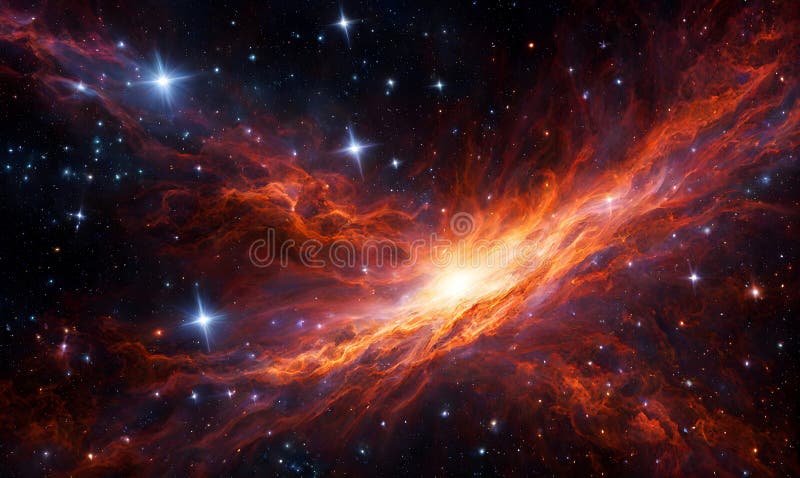 A Sweeping View of the Cosmos, Stars Streaking Across the Celestial ...