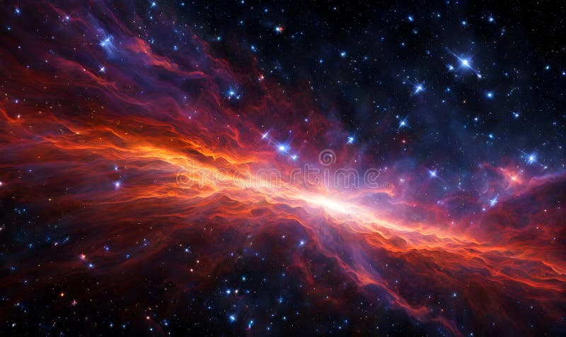 A Sweeping View of the Cosmos, Stars Streaking Across the Celestial ...