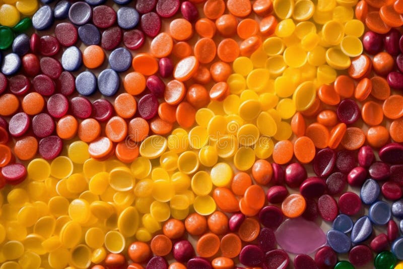 The Sweet Allure: a Spectrum of Candy Delights Stock Illustration ...