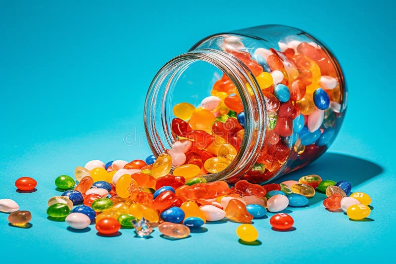 The Sweet Allure: a Spectrum of Candy Delights Stock Illustration ...