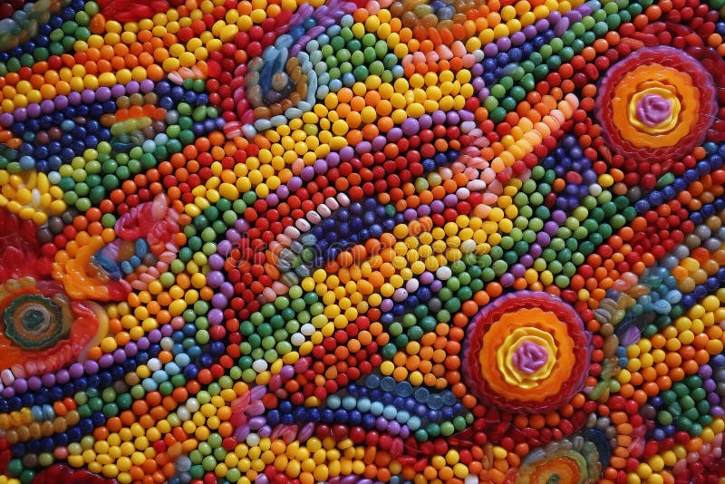 The Sweet Allure: a Spectrum of Candy Delights Stock Illustration ...