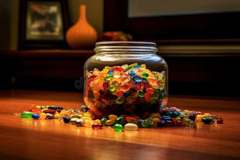 The Sweet Allure: a Spectrum of Candy Delights Stock Illustration ...