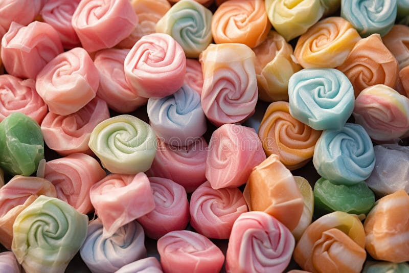 The Sweet Allure: a Spectrum of Candy Delights Stock Illustration ...