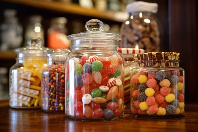 The Sweet Allure: a Spectrum of Candy Delights Stock Illustration ...