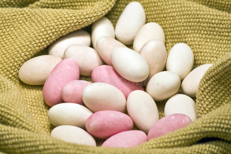 Sweet almonds stock photo. Image of treat, pink, sweet - 12284146