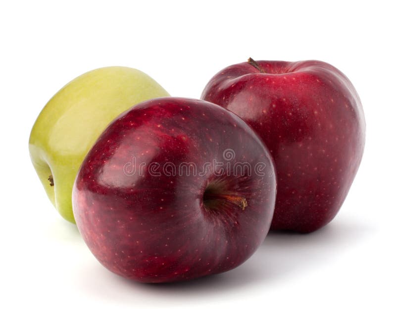 Red and Green Apples, Cinnamon Sticks and Mint Leaves Still Life Stock ...