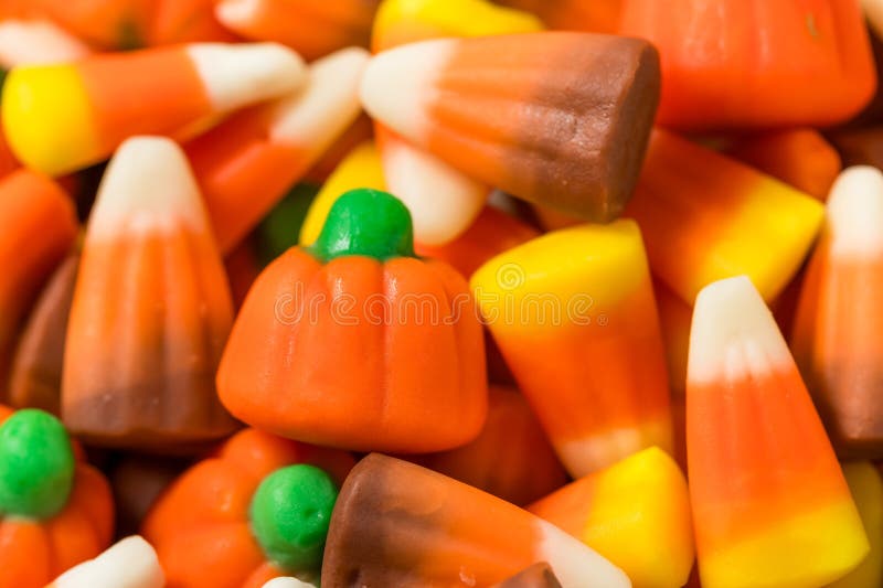 Sweet Autumn Candy Corn Mixture Stock Photo - Image of spooky, holiday ...