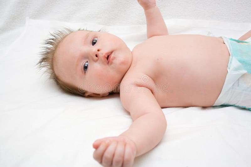 Sweet baby stock image. Image of girl, clean, body, born - 6917369