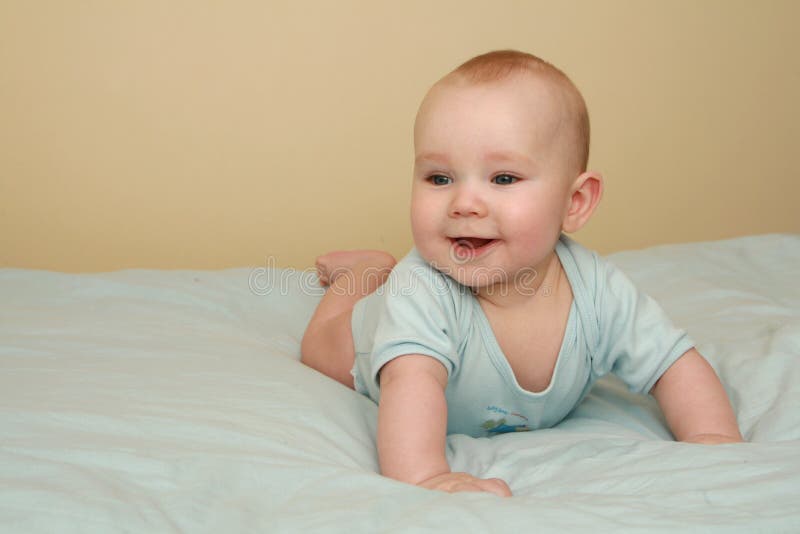 Sweet baby boy stock photo. Image of alone, months, little - 9133514