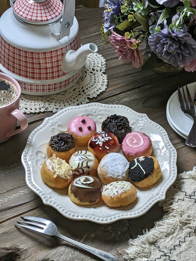 Sweet baby doughnut stock photo. Image of chocolate - 264502398