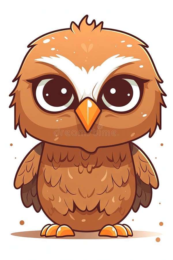 Sweet Baby Eagle Illustration for Invitations and Posters. Stock ...