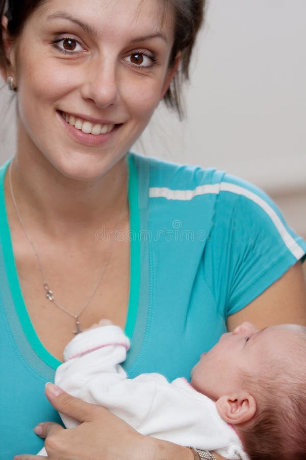 Sweet baby girl stock photo. Image of human, cute, newborn - 12726016