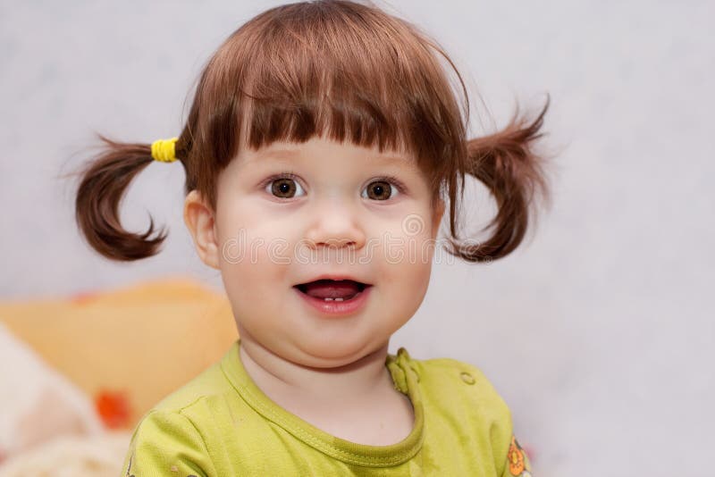 Sweet baby girl stock photo. Image of baby, celebration - 12730670