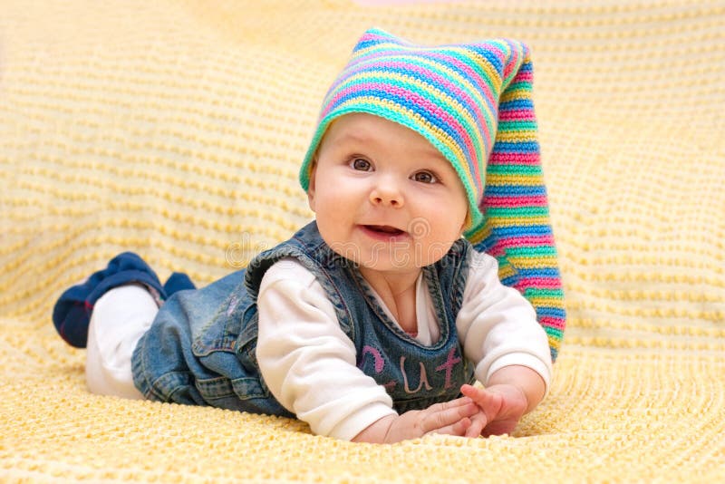 Sweet baby girl stock image. Image of girl, innocent - 13551979