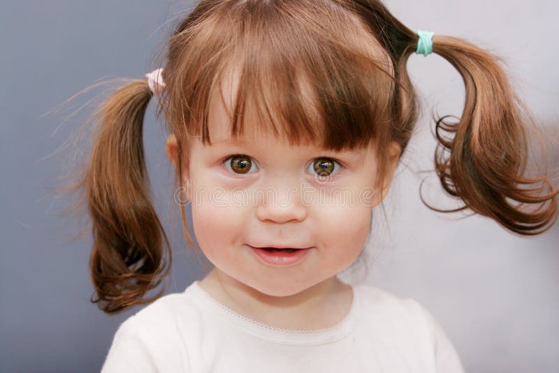 Sweet baby girl stock image. Image of infancy, little - 16292427