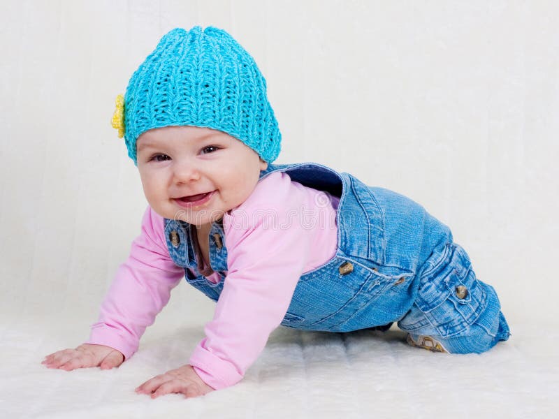 Sweet baby girl stock photo. Image of little, childcare - 17904268