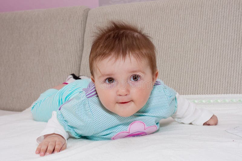 Sweet baby girl stock image. Image of infant, celebration - 18079403