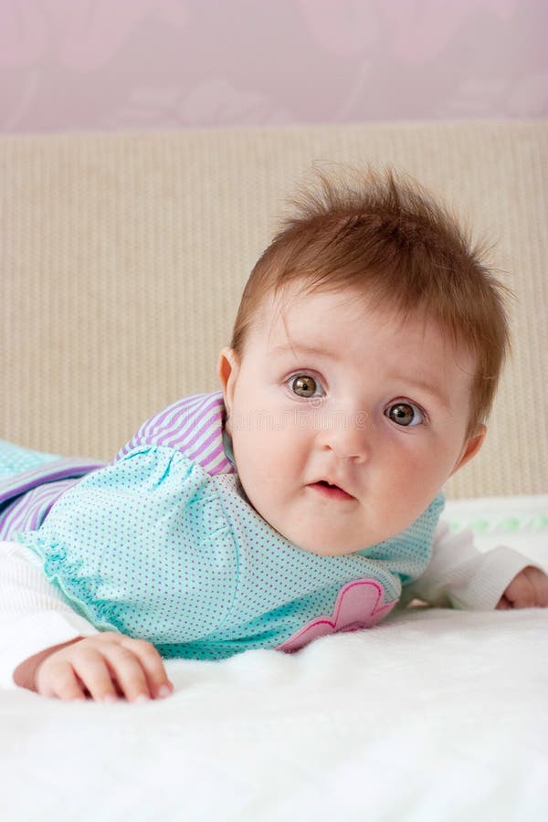 Sweet baby girl stock photo. Image of newborn, child - 18081120