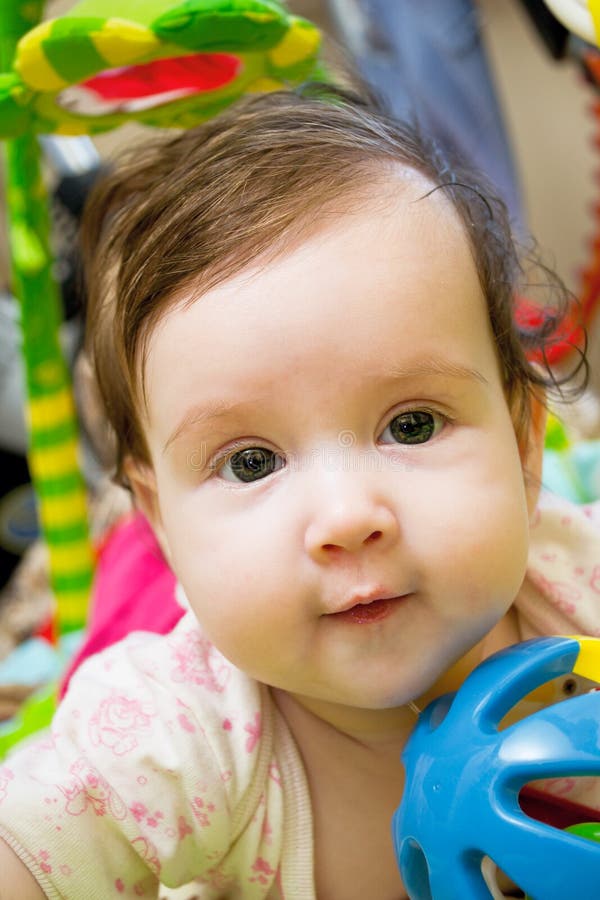 Sweet baby girl stock image. Image of beauty, cute, life - 24156725