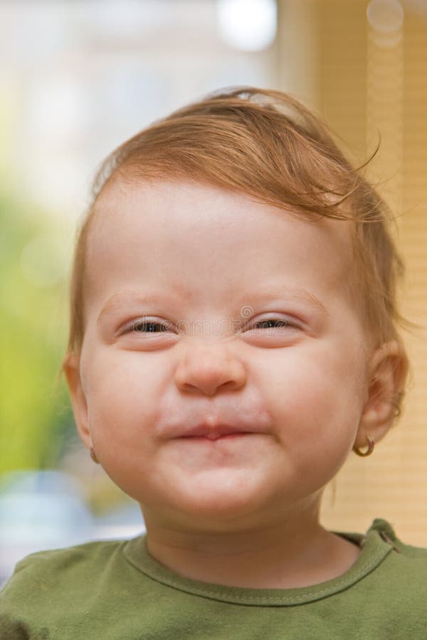 Sweet baby girl stock image. Image of adorable, expression - 6644073