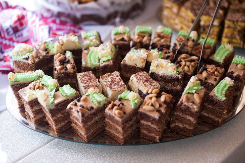 Sweet banquet table stock image. Image of wedding, delicious - 157066315