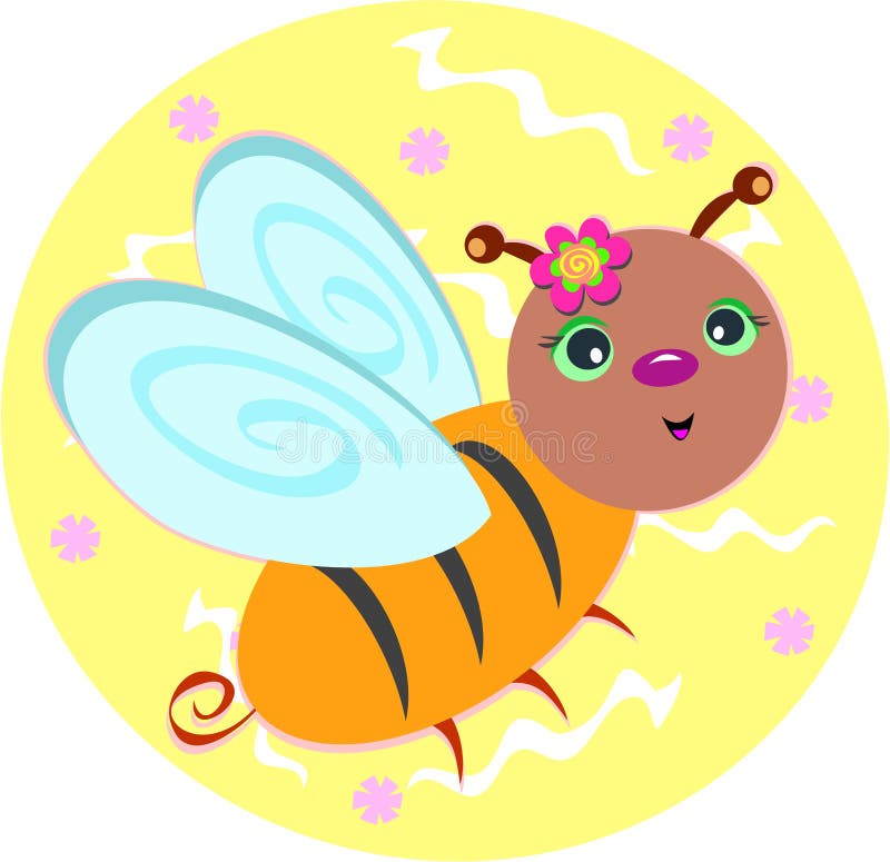 Whimsical Bee Stock Illustrations – 3,250 Whimsical Bee Stock ...