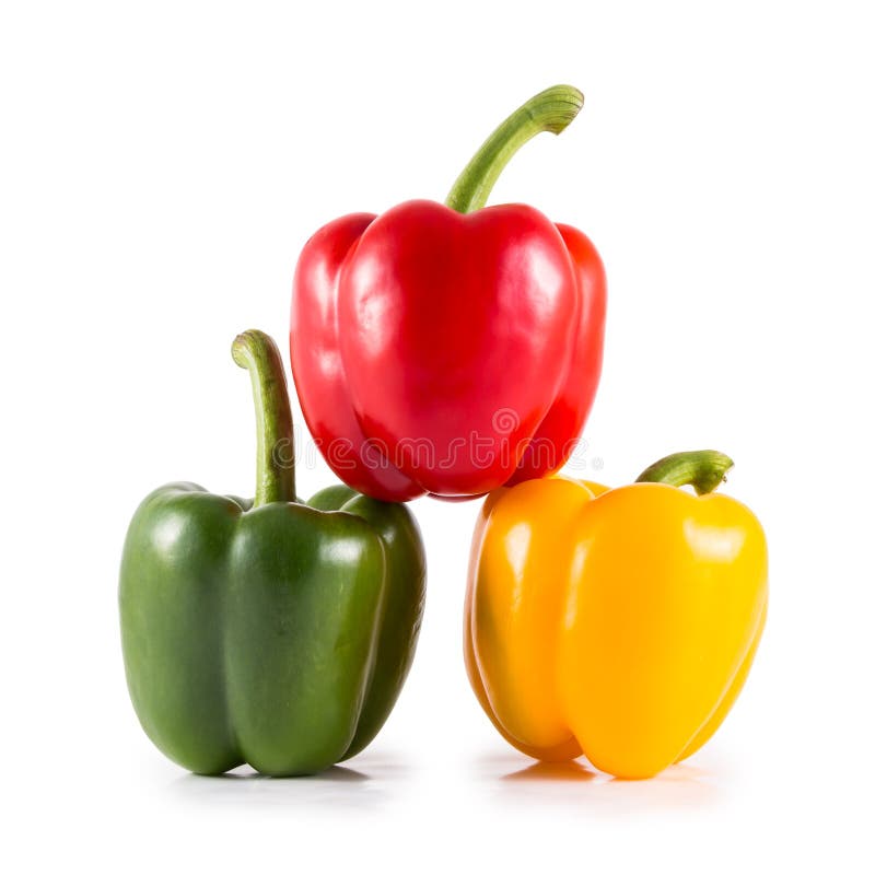 Sweet Bell Pepper (capsicum) Stock Photo - Image of green, crop: 61838328