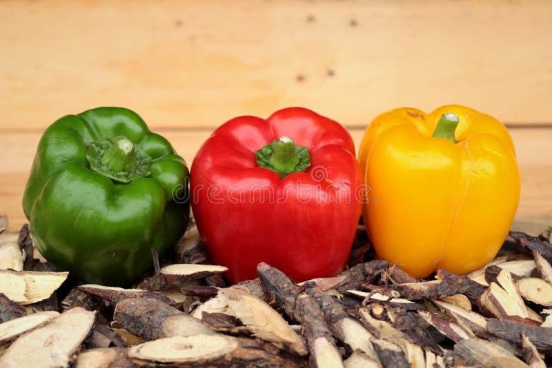 Sweet Bell Pepper Fresh Organic. Stock Image - Image of green, seasonal ...