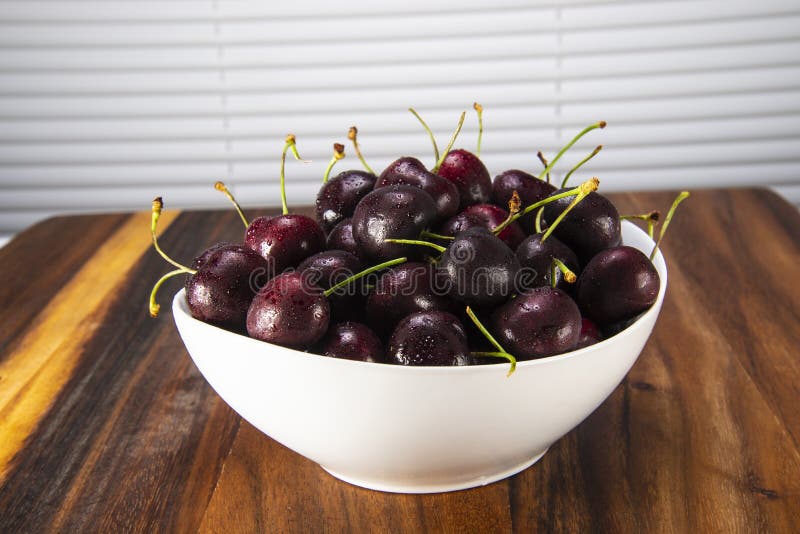 Sweet bing cherries stock image. Image of garden, botany - 188469323