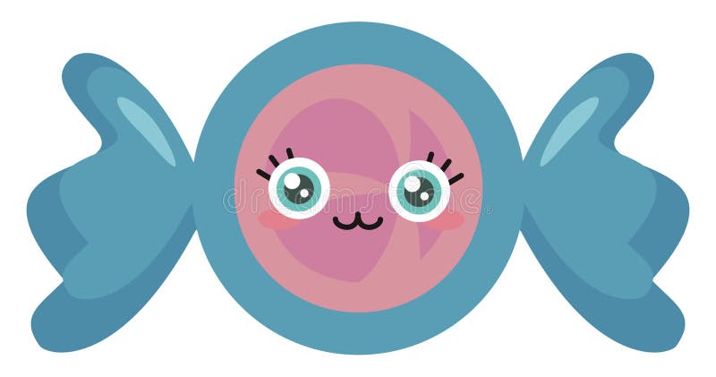 A Blue Candy, Vector or Color Illustration Stock Vector - Illustration ...