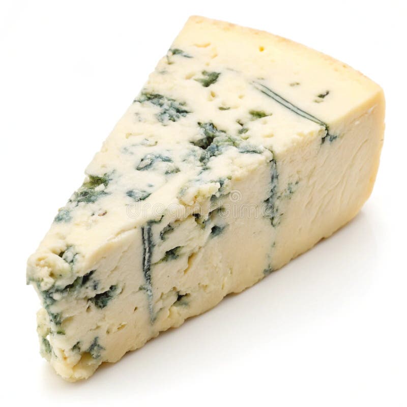 Sweet Blue Cheese Isolated on Transparent Background Stock Illustration ...