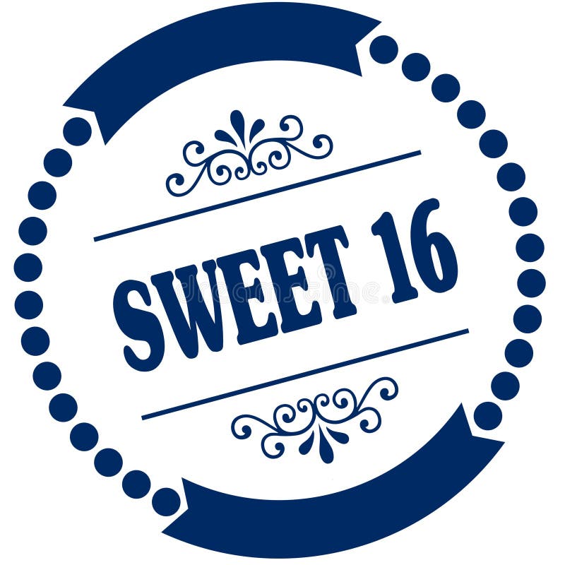 Sweet 16 Writing Stock Illustrations – 12 Sweet 16 Writing Stock ...