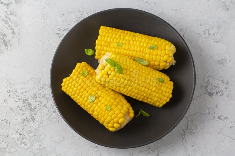 Sweet Boiled Corn, Food Concept Photo Stock Image - Image of harvest ...