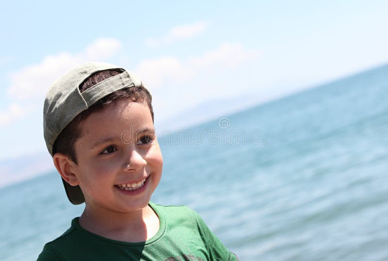Sweet boy stock photo. Image of beach, human, face, life - 15858378