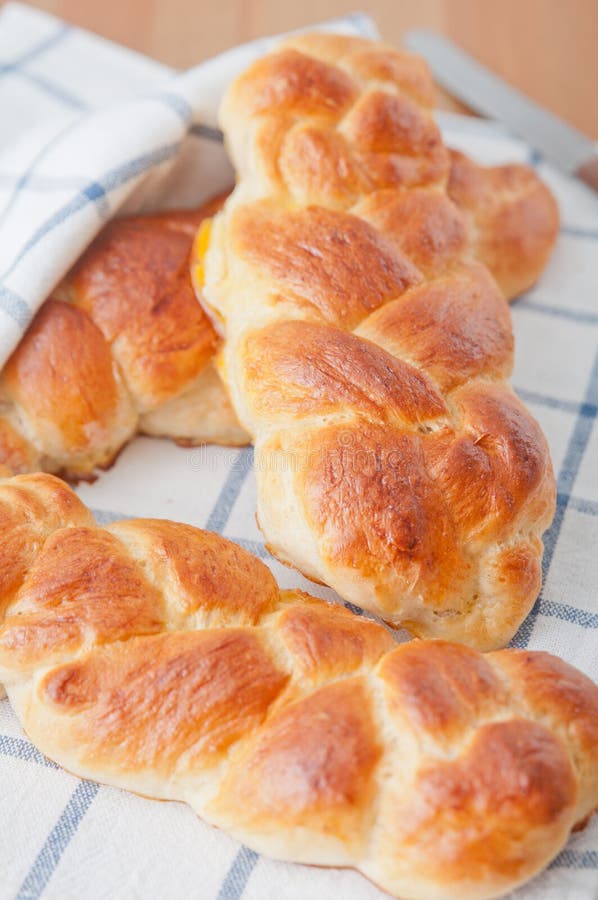 Sweet braided bread stock image. Image of baker, delicious - 37950669