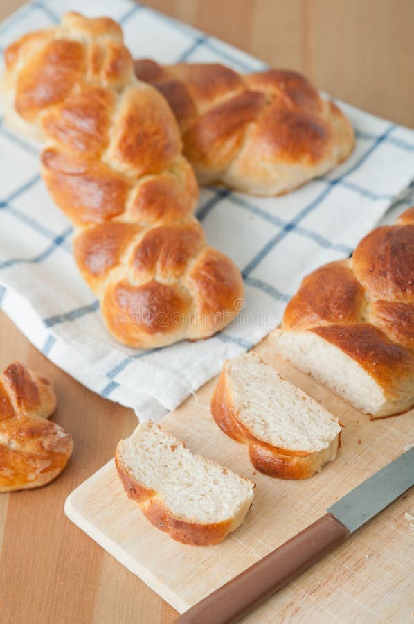 Sweet braided bread stock image. Image of closeup, baked - 37950701