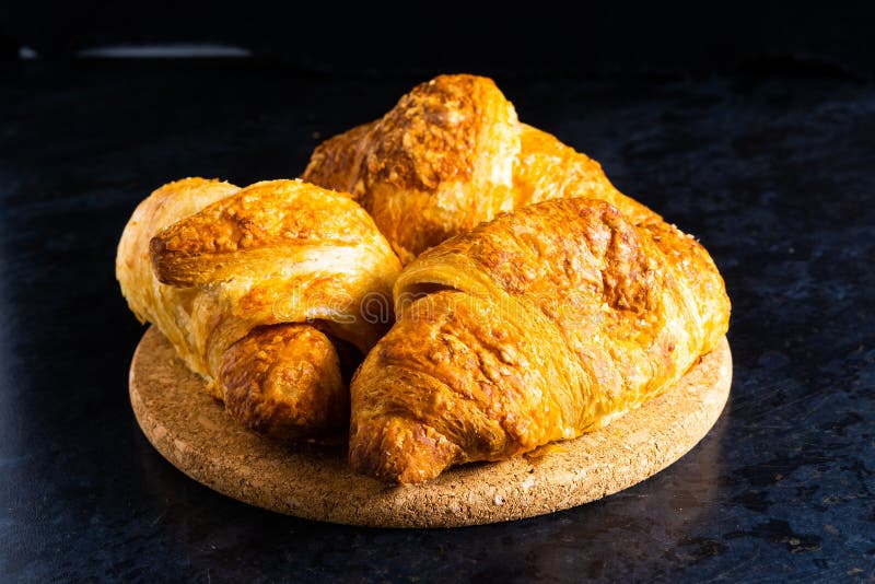 Sweet Bread Assorted Traditional Bakery, Croissant, Pans and Milk Stock ...