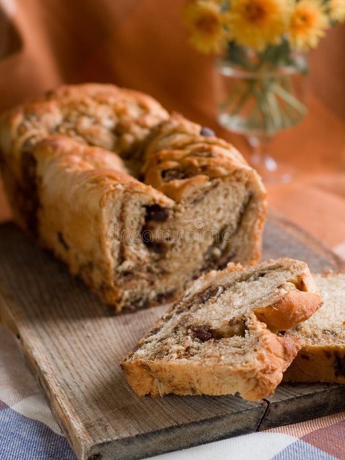 Sweet bread stock image. Image of food, dessert, walnut - 35160427