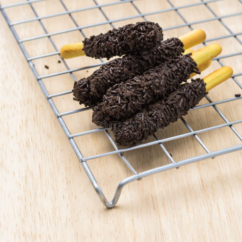 Sweet Bread Sticks Sprinkled Sugar Candy that Kids Love. Stock Photo ...