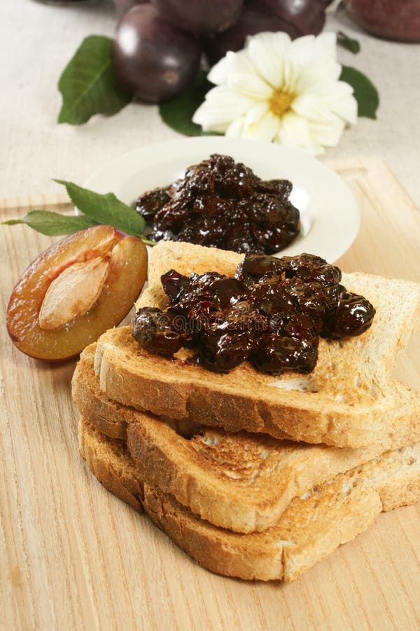 Sweet breakfast stock image. Image of toasted, brown, healthy - 6005627